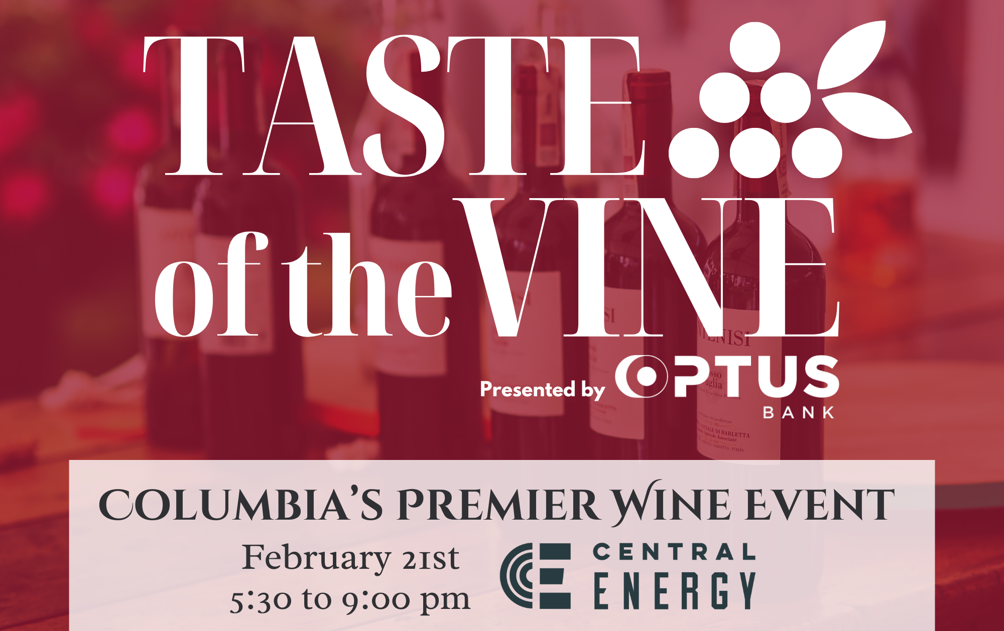 Taste of the Vine, Presented by Optus Bank, Returns February 21, 2025 ...